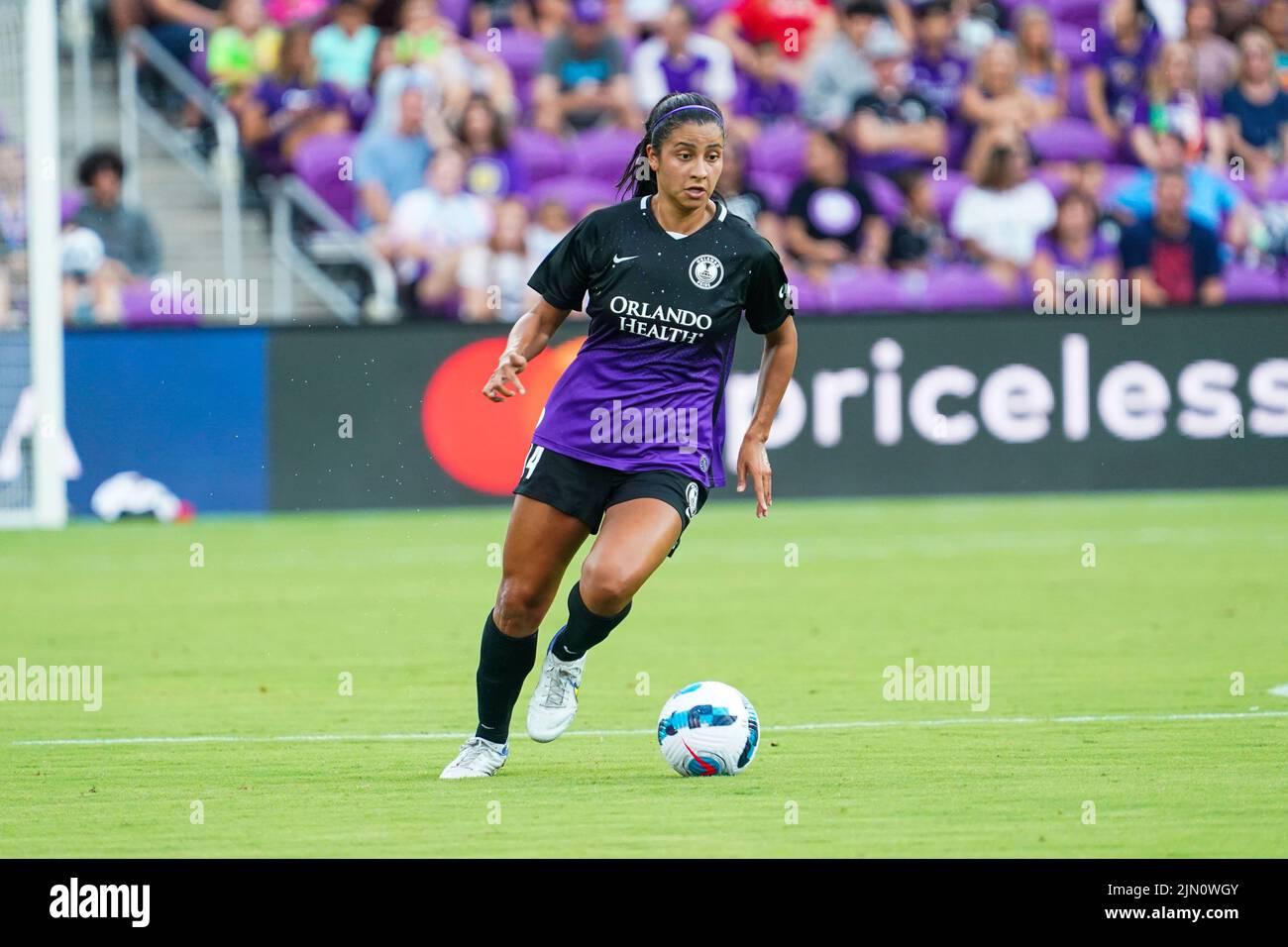 Orlando, Florida, USA, August 7, 2022, Orlando Pride Midfielder Viviana ...