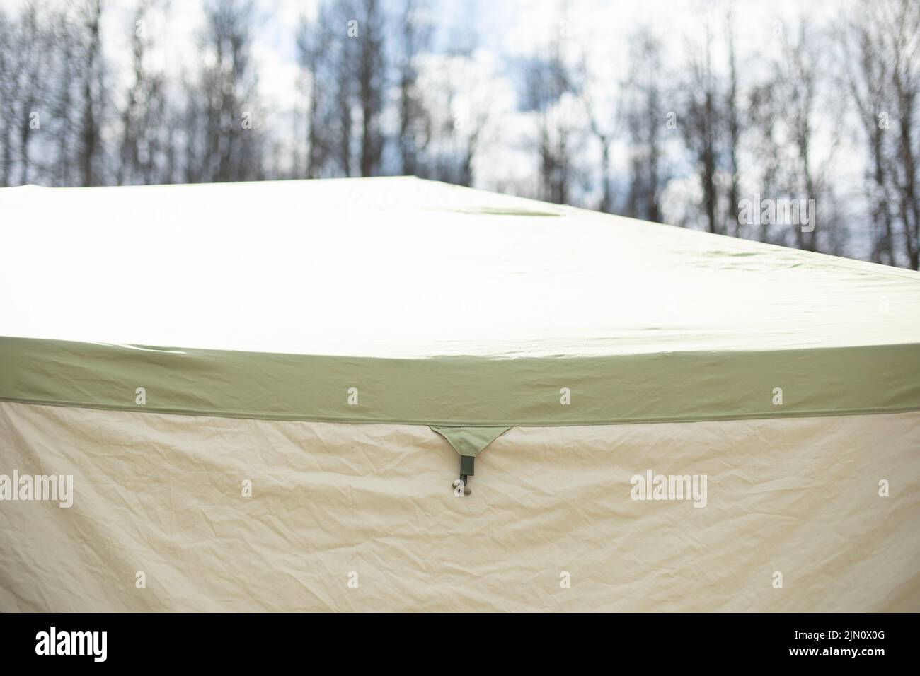 Awning from rain. Outdoor tent for trading. Canopy to protect against ...