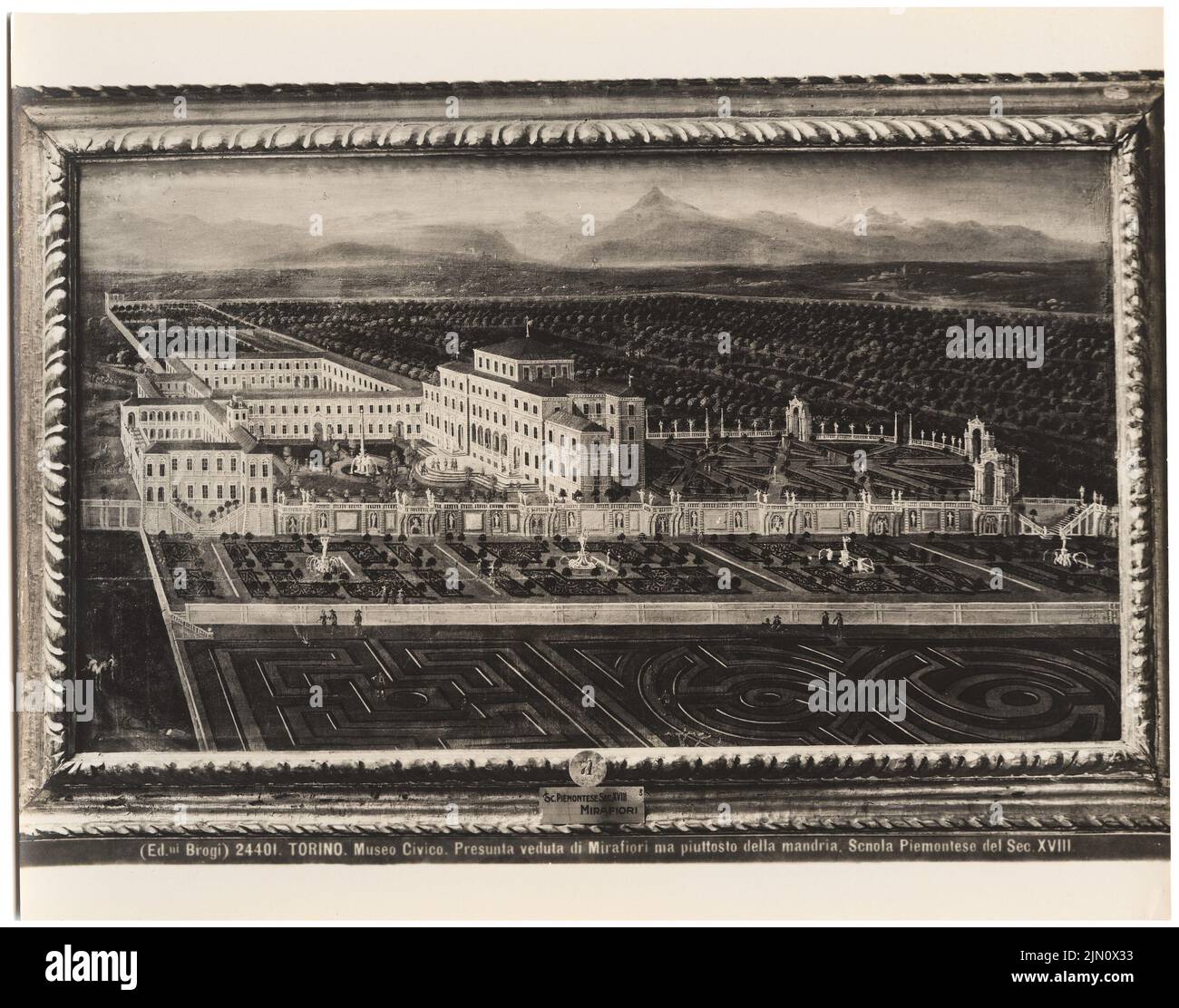 Unknown photographer, Museo Civico in Turin (without dat.): Veduta di ...