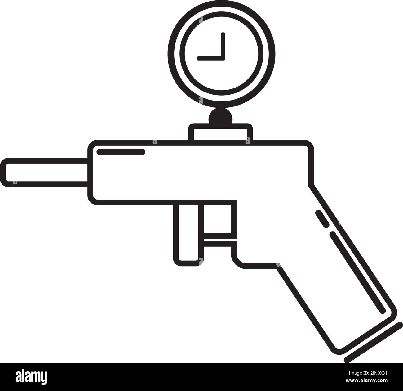 Compressed air portable electric Stock Vector Images - Alamy