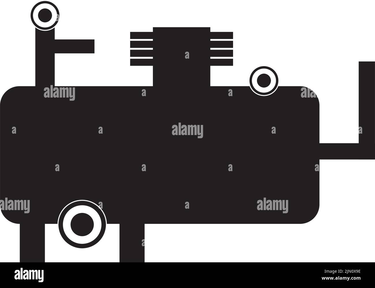 compressor icon logo vector design Stock Vector Image & Art - Alamy