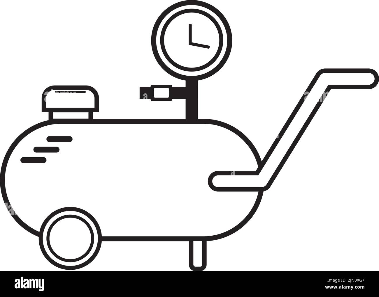 compressor icon logo vector design Stock Vector Image & Art - Alamy