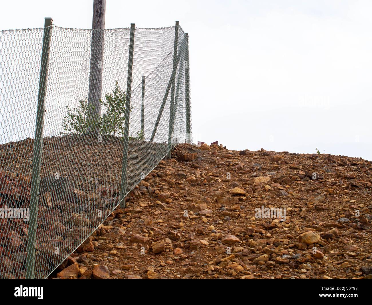 Post Apocalyptic landscape in Falu Gruva World Heritage Sweden with ...