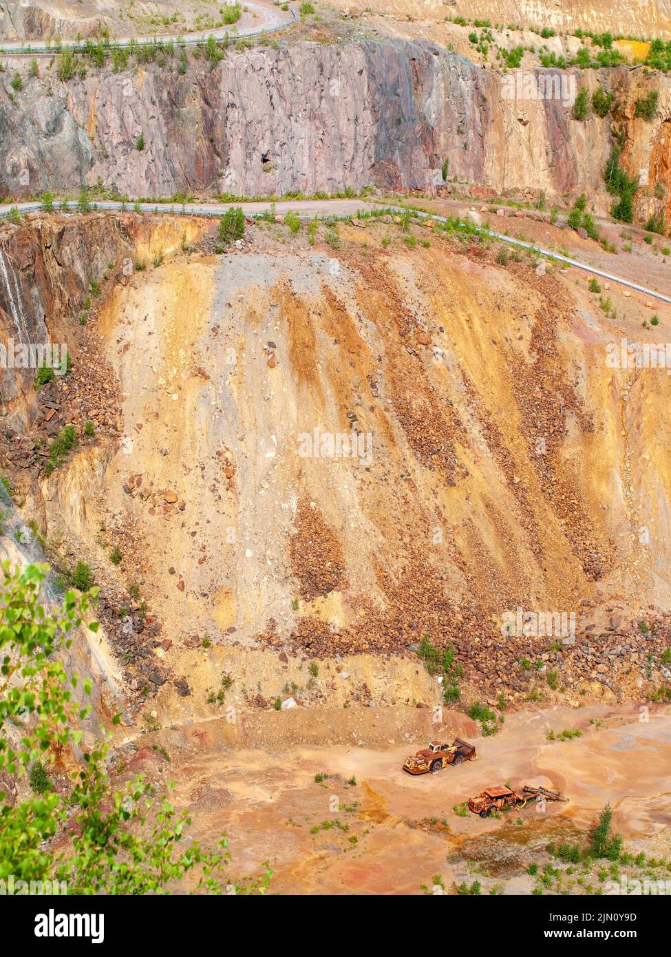Post Apocalyptic landscape in Falu Gruva World Heritage Sweden with ...