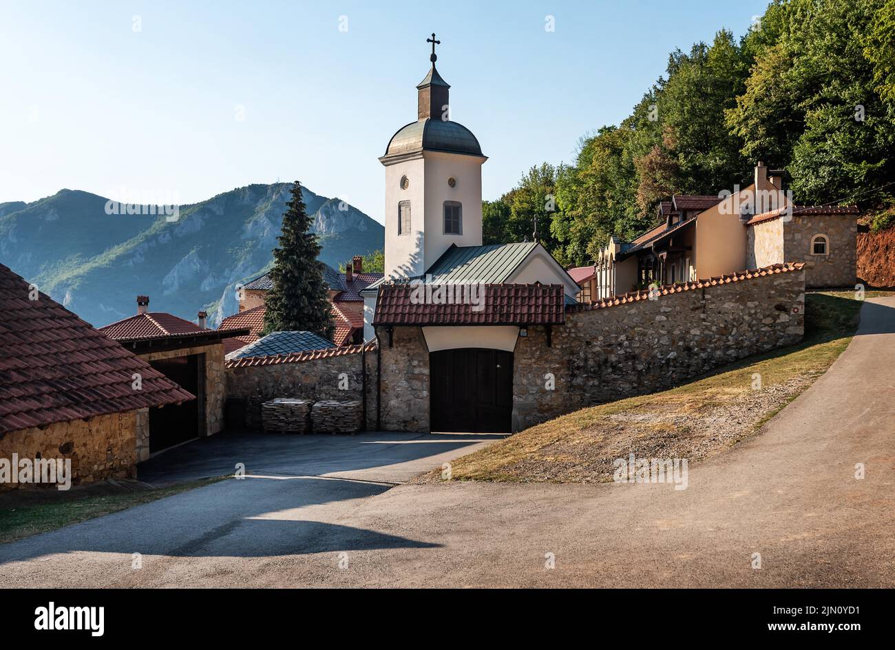 Orthodox Christian Monastery. Serbian Orthodox Monastery of National ...