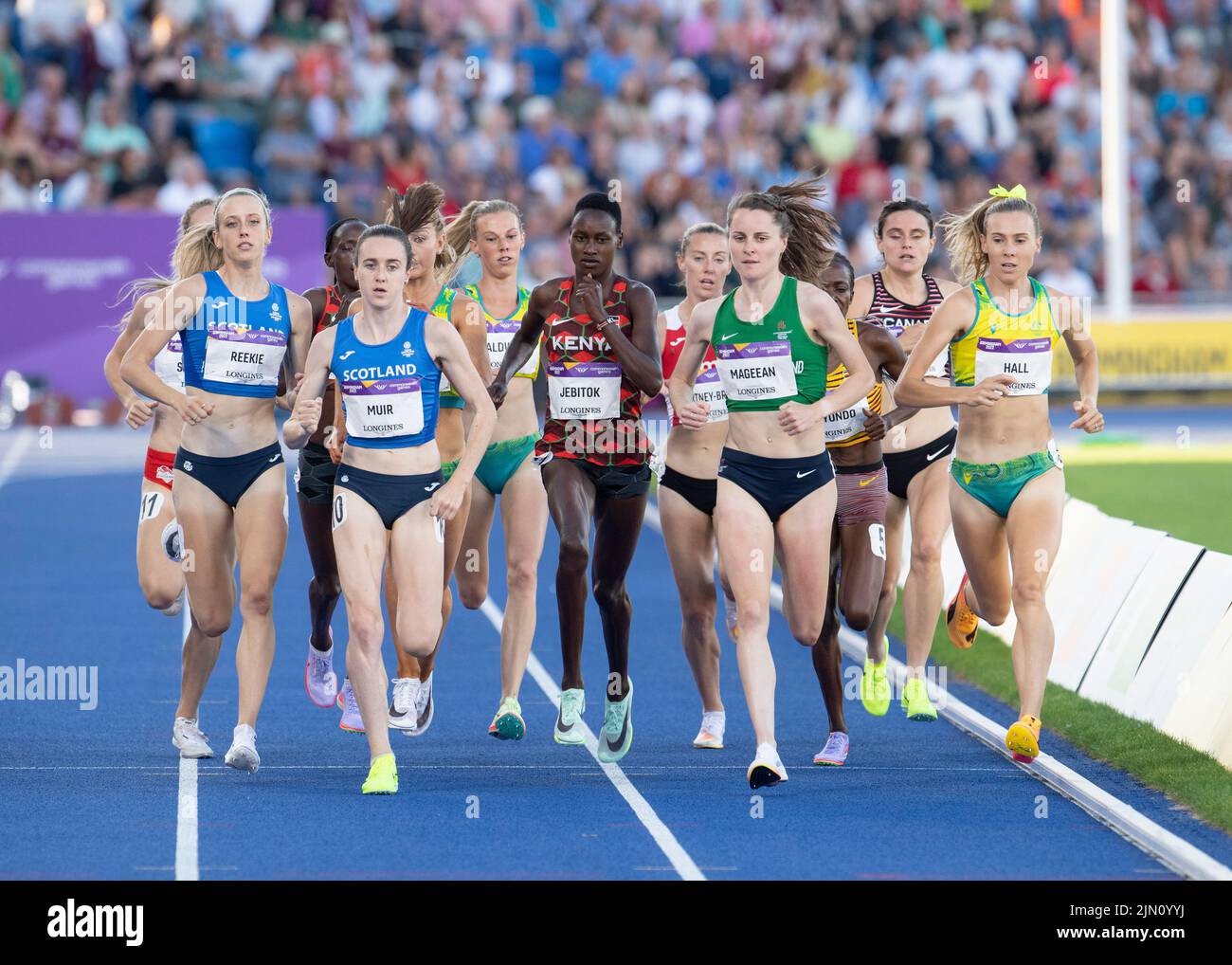 Women’s 1500m final at the Commonwealth Games at Alexander Stadium ...