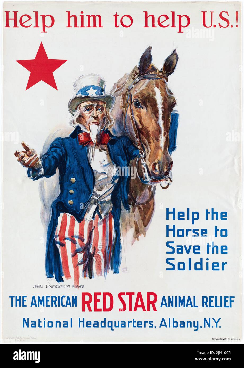 Ww1 poster horse hi-res stock photography and images - Alamy