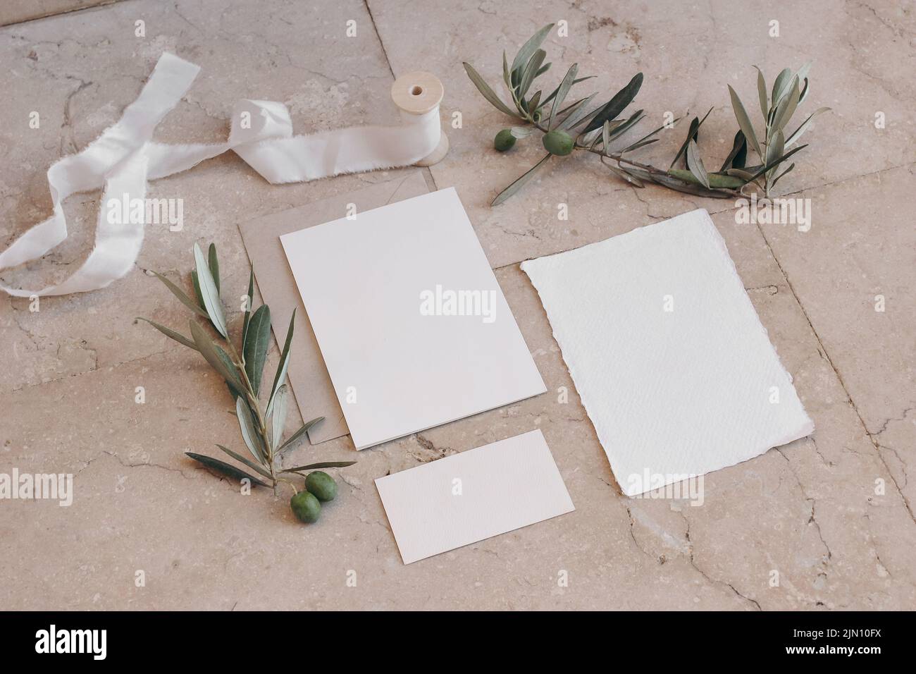 Mediterranean wedding stationery set. Greeting cards, RSVP, invitations ...