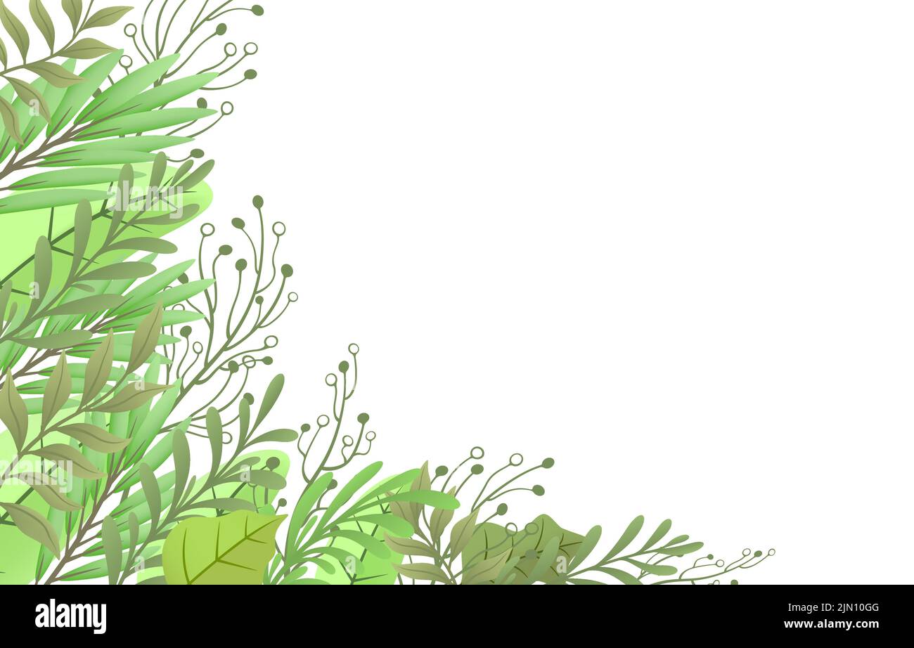 Greenery banner hi-res stock photography and images - Alamy