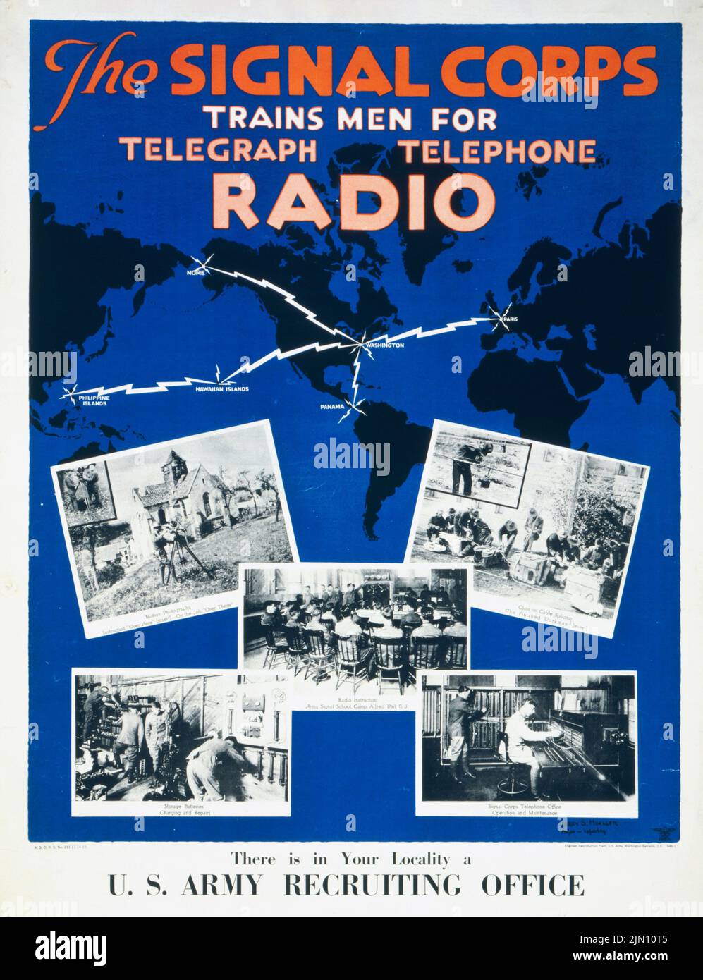 Us army signal corps ww1 hi-res stock photography and images - Alamy