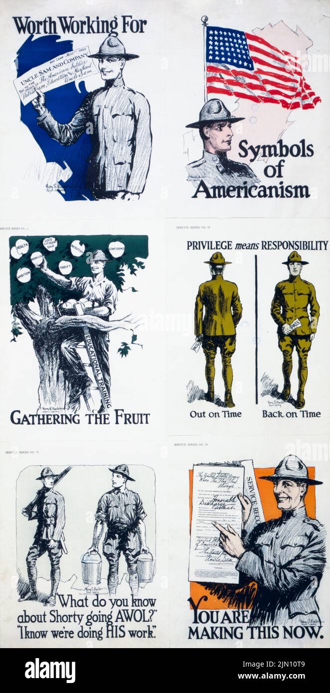 Ww1 propaganda posters hi-res stock photography and images - Alamy