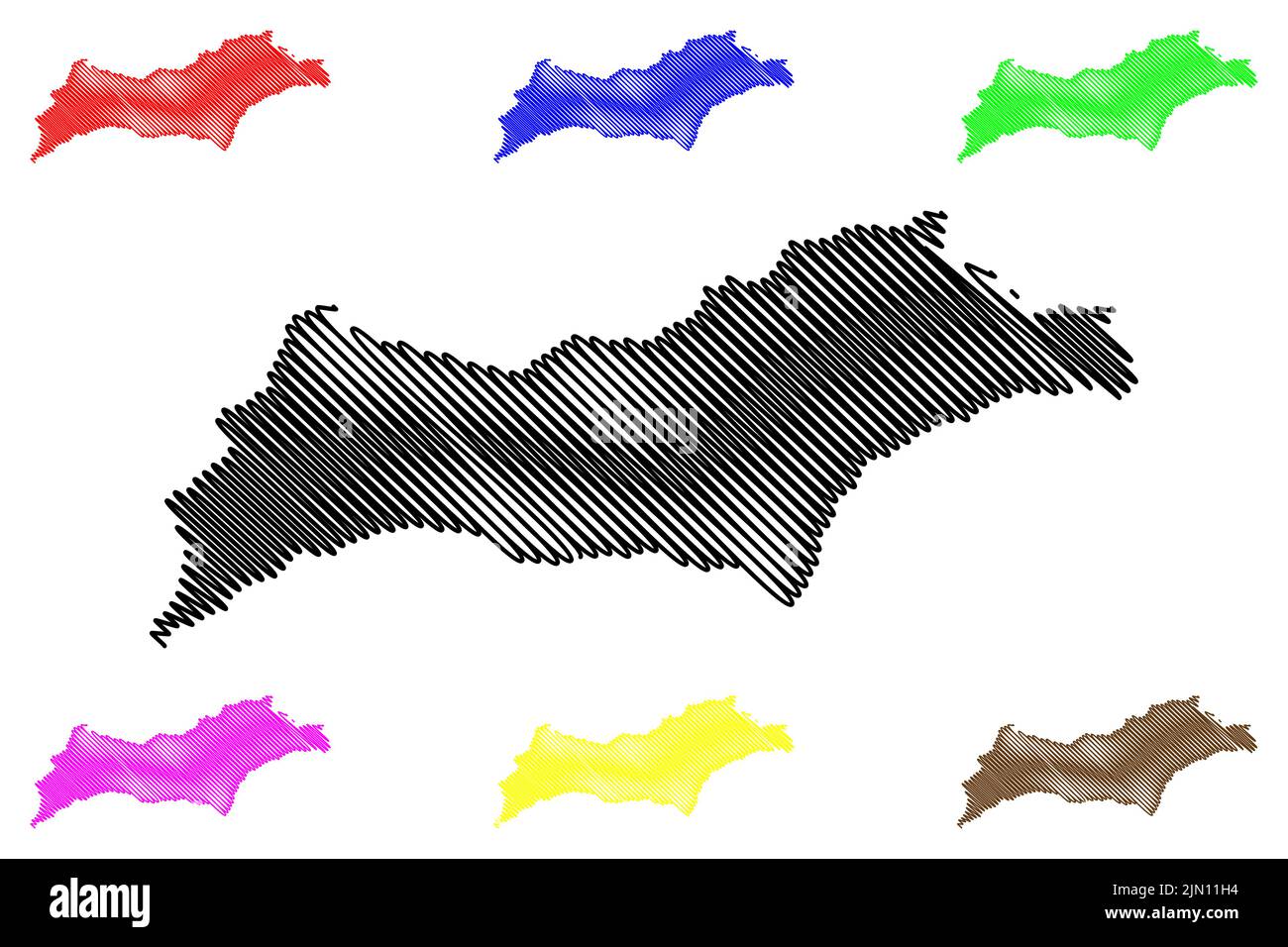 Wetar island (Republic of Indonesia, South East Asia, Barat Daya ...