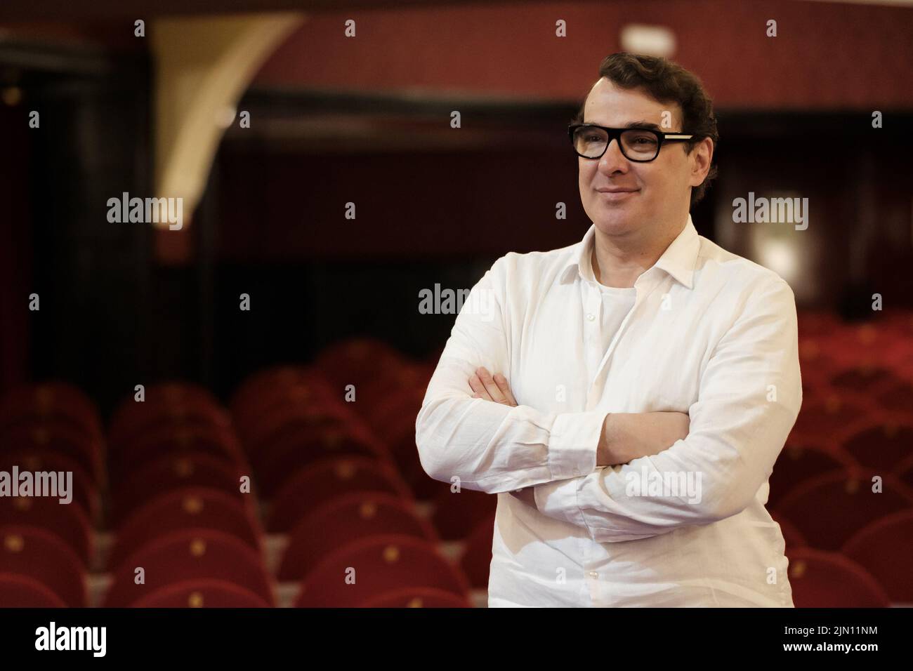 Madrid, Spain. 08th Aug, 2022. Actor Luis Merlo poses during a portrait ...