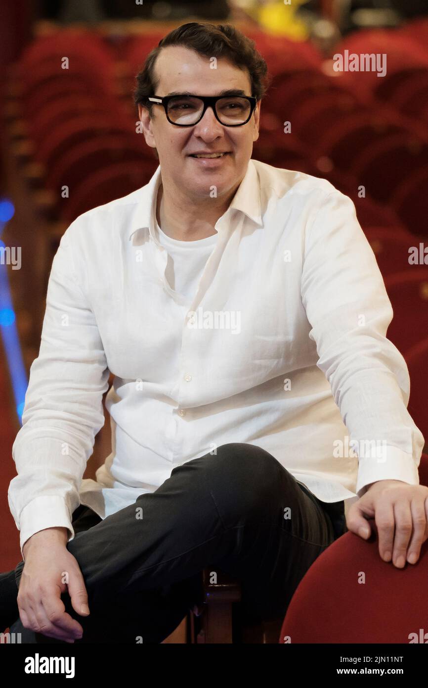 Madrid, Spain. 08th Aug, 2022. Actor Luis Merlo poses during a portrait ...