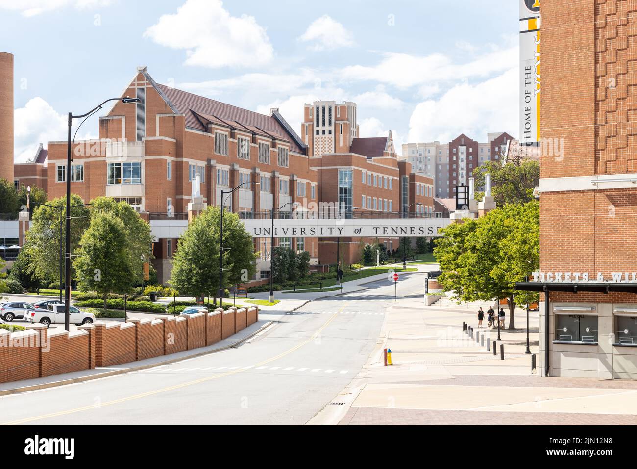 The University of Tennessee's campus is located in downtown Knoxville ...