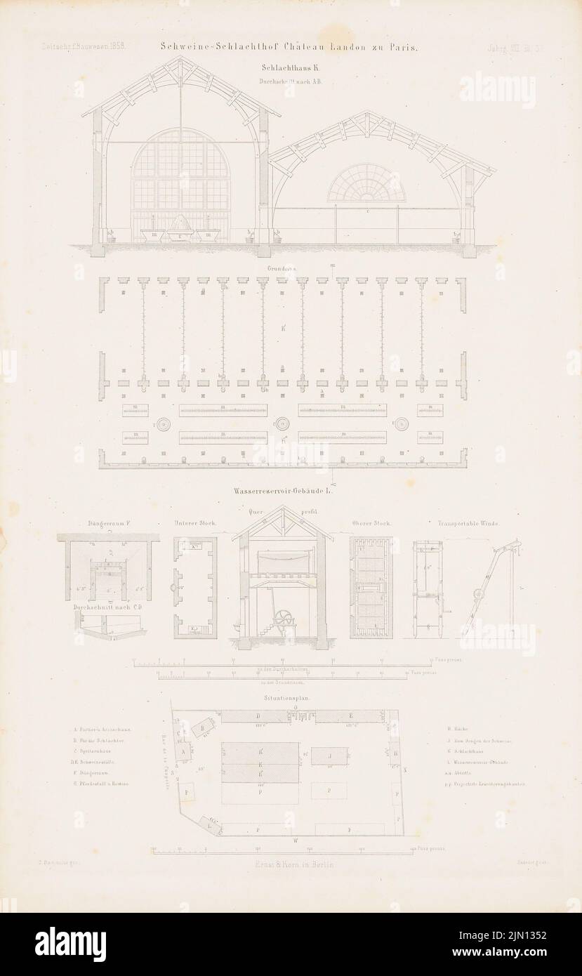 Dammeier Conrad (born 1875), pig slaughterhouse Chateau Landon, Paris ...