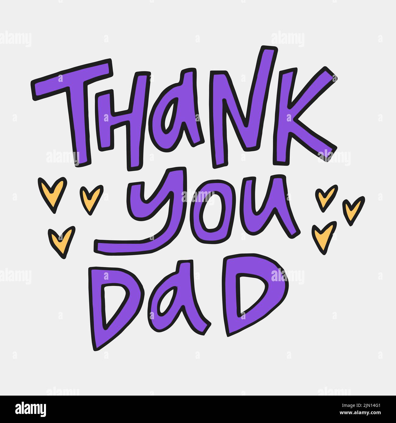Thank you father Stock Vector Images - Alamy
