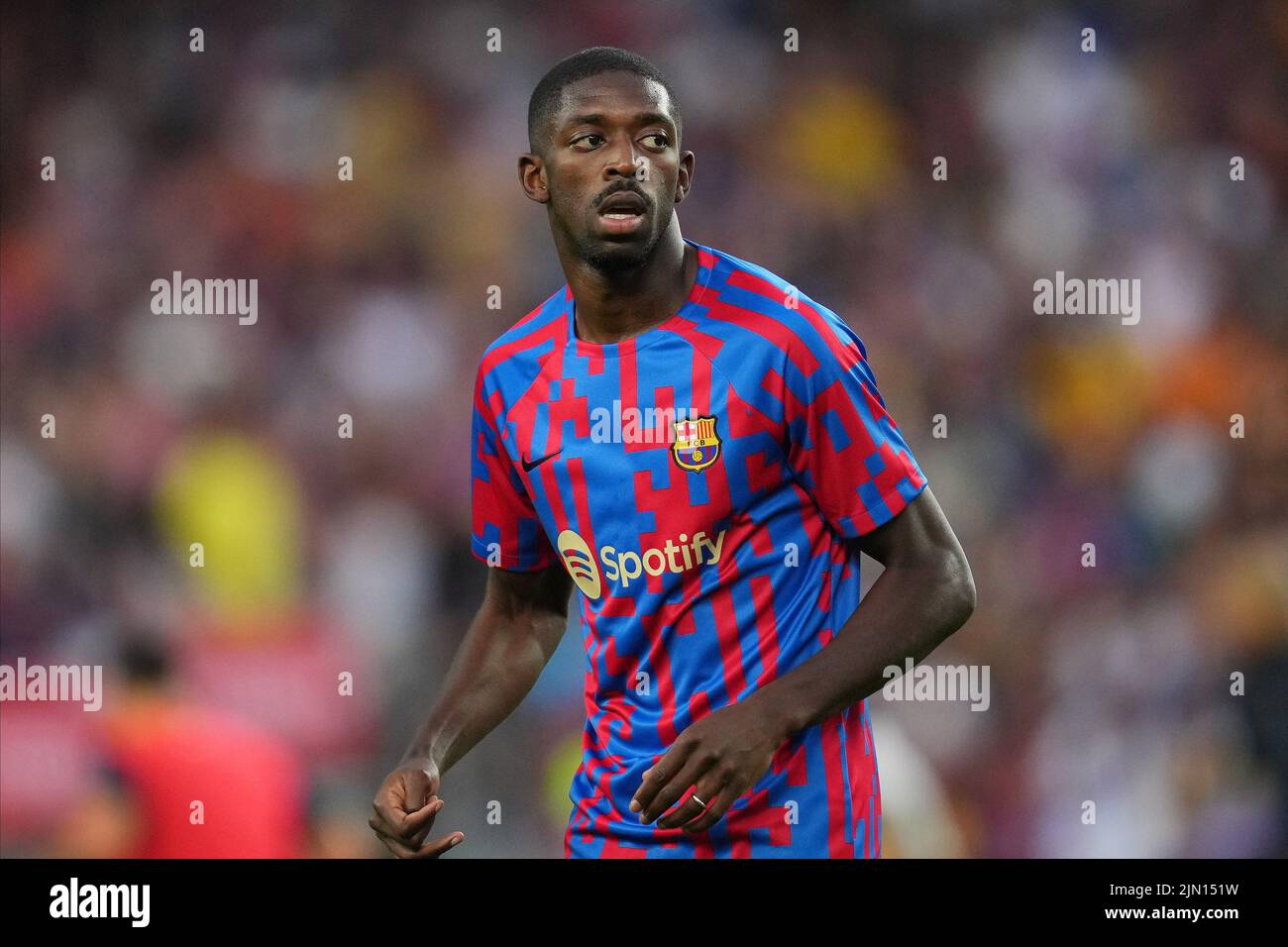 Ousmane Dembele of FC Barcelona during the Joan Gamper trophy match ...
