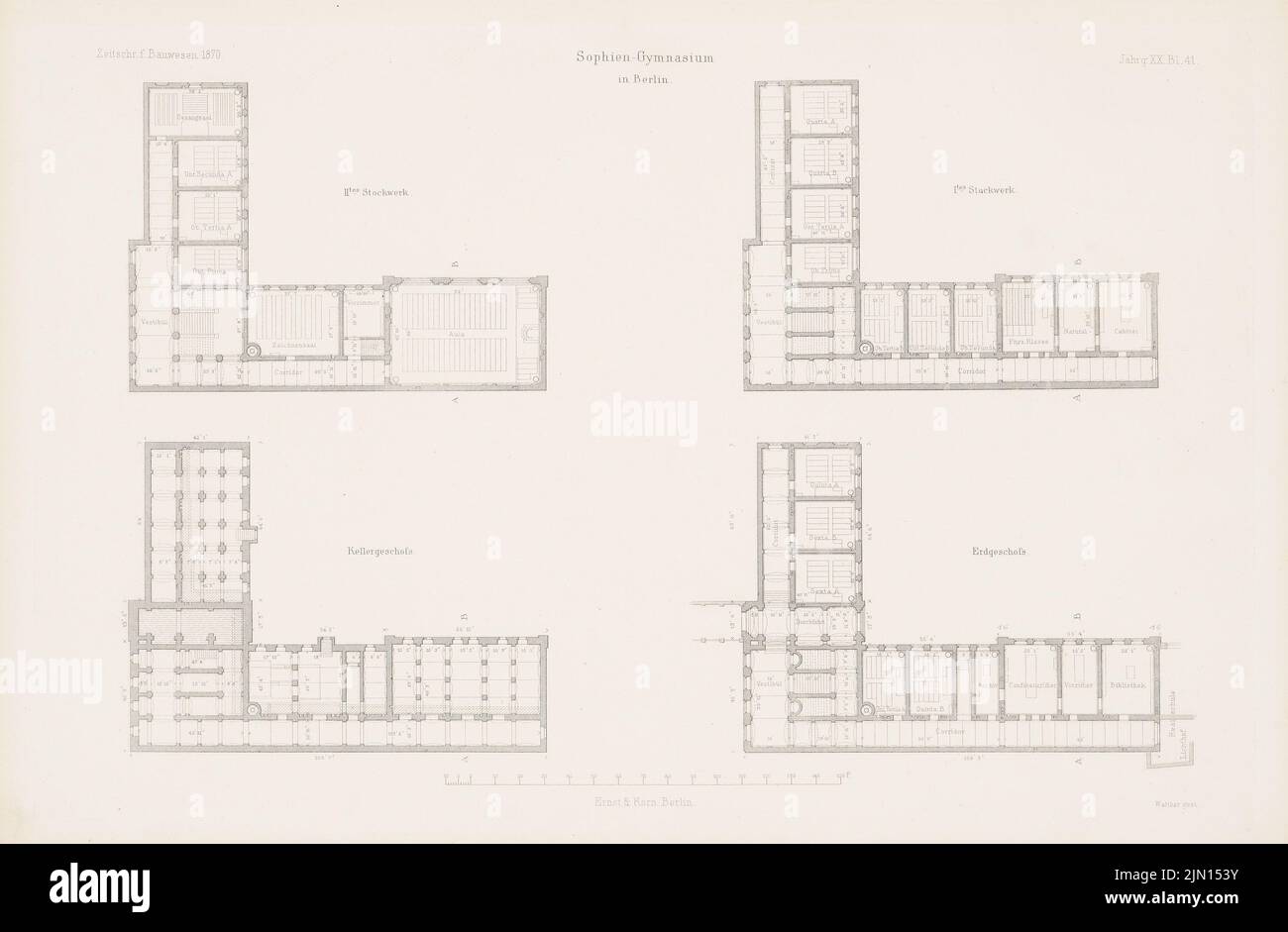 1870 grundriss keller hi-res stock photography and images - Alamy