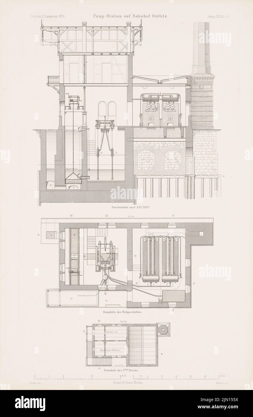 1870 grundriss eg hi-res stock photography and images - Alamy