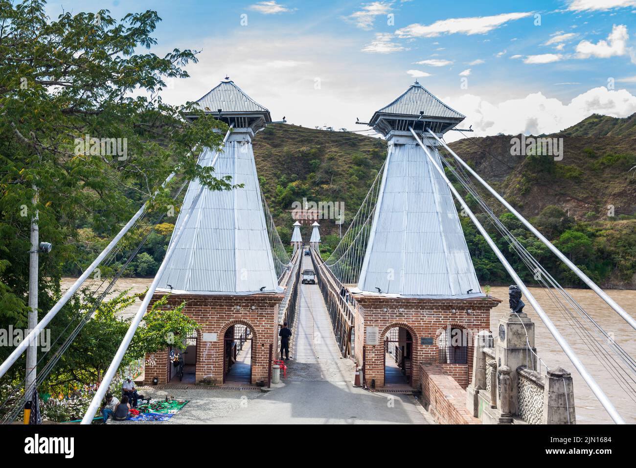 The historical Bridge of the West a a suspension bridge declared ...