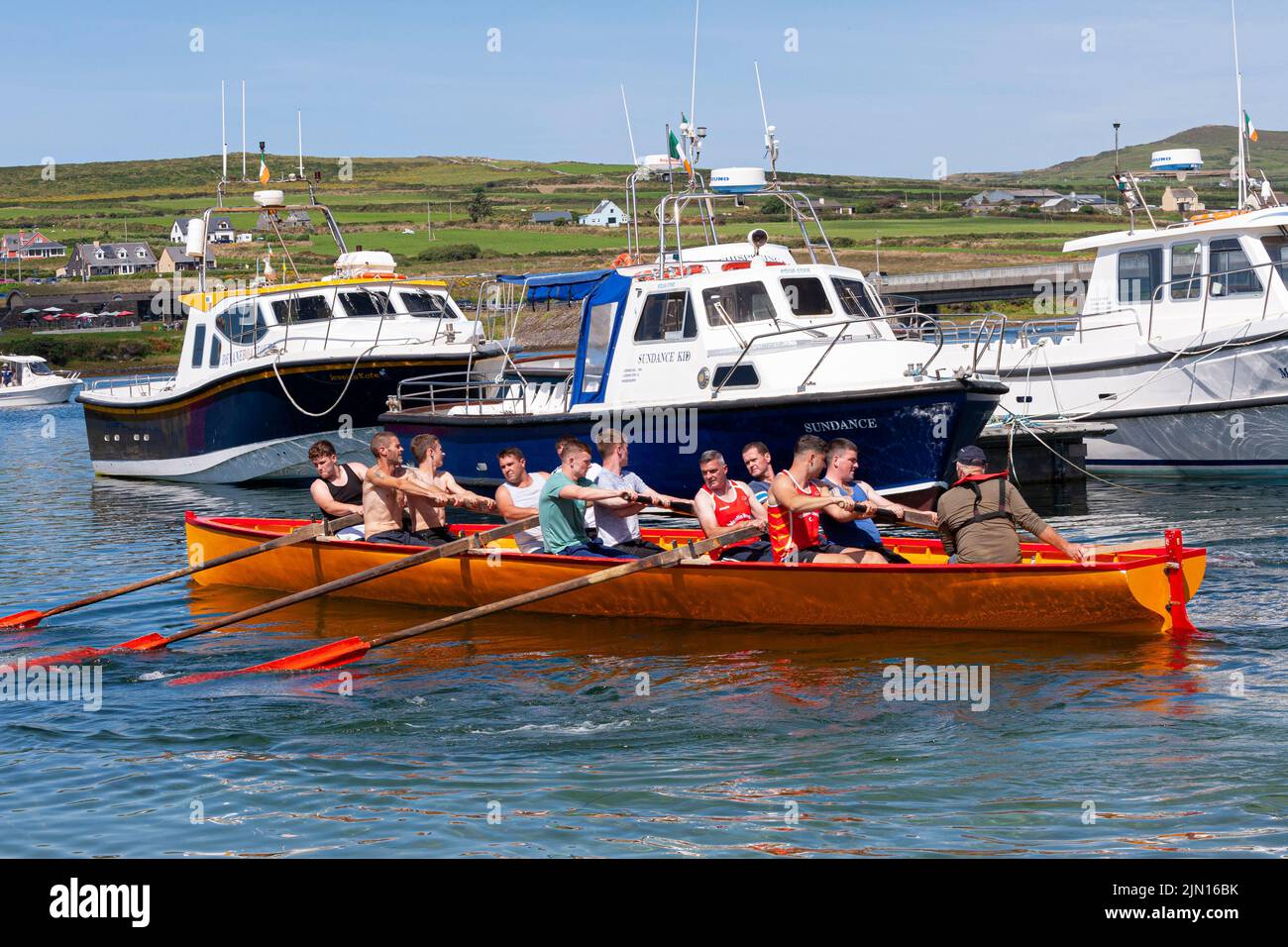 Seine Boat, traditional long fishing boat from County Kerry, at ...