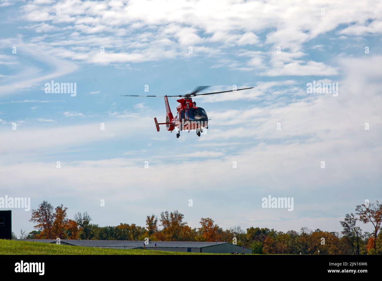helicopter flying, U.S. Coast Guard, grass field, rotary-wing aircraft ...