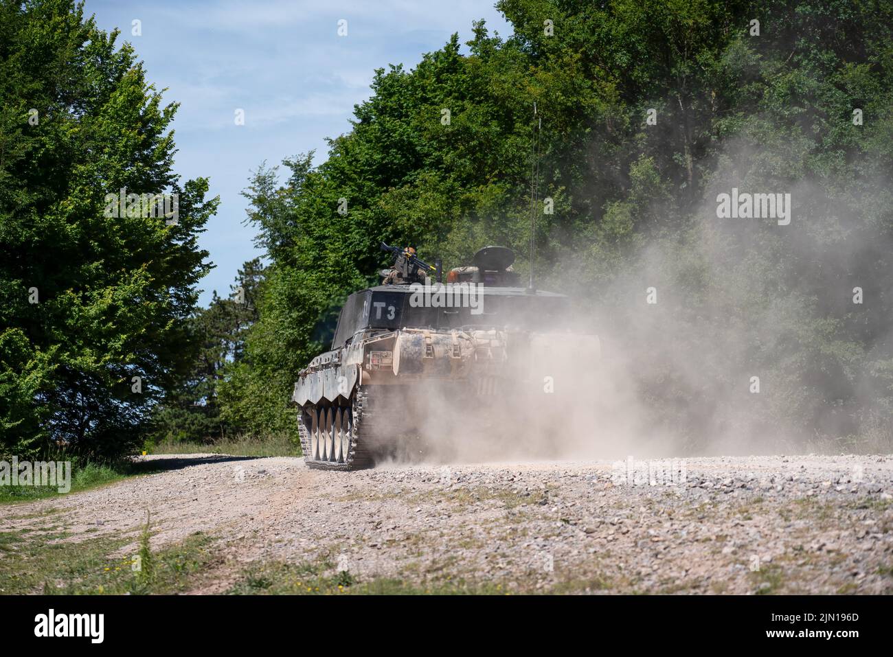 detailed close up of a british army challenger 2 FV4034 main battle ...