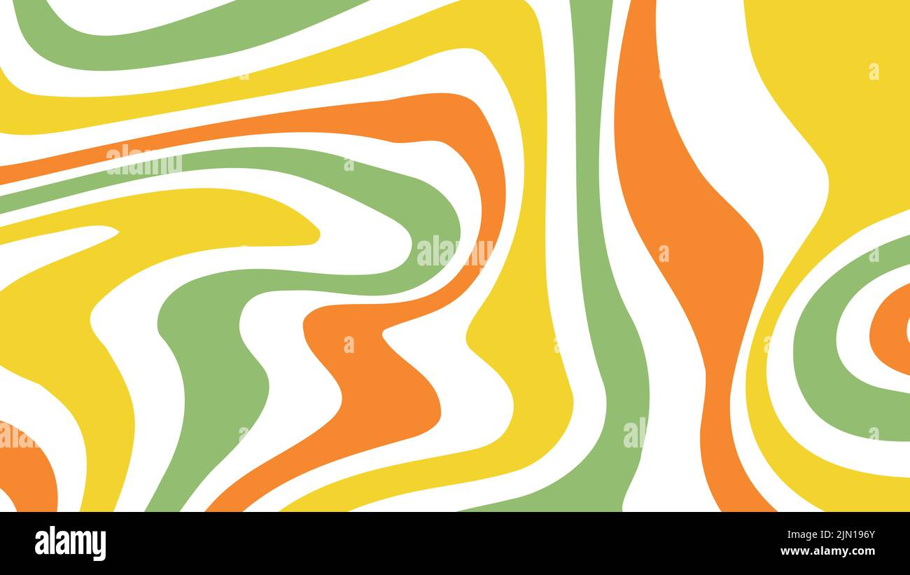 acid wave rainbow line backgrounds in 1970s 1960s hippie style. y2k ...