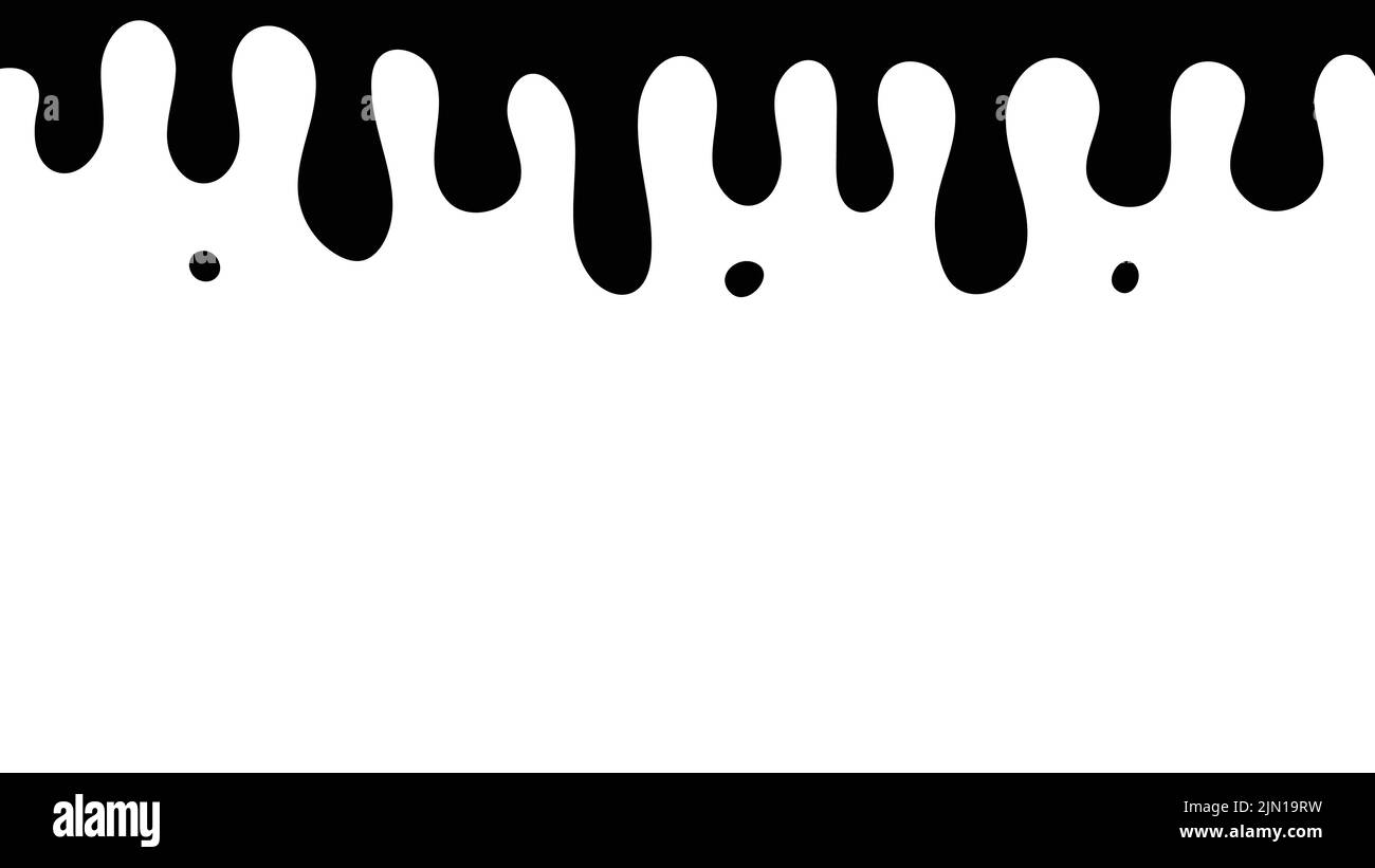 Paint Drips Silhouette