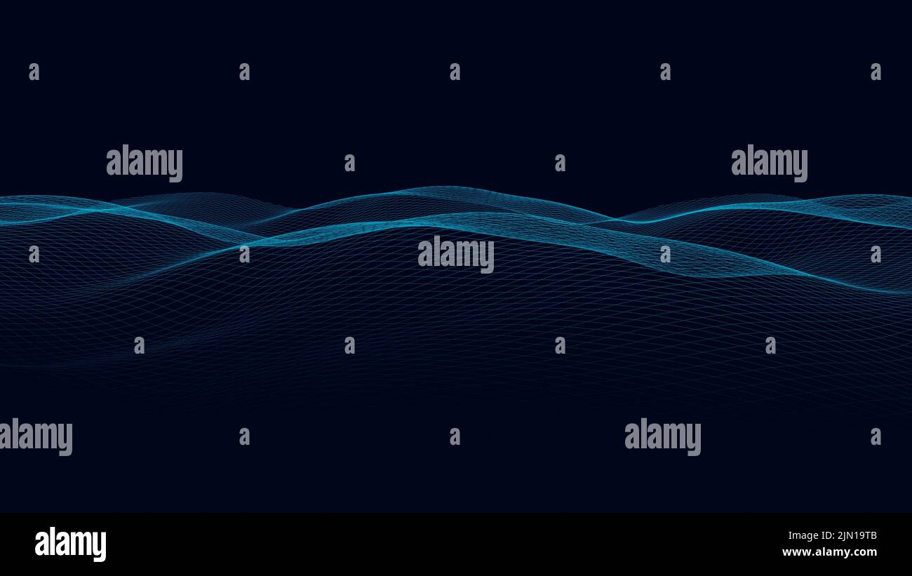 Wireframe wave hi-res stock photography and images - Alamy