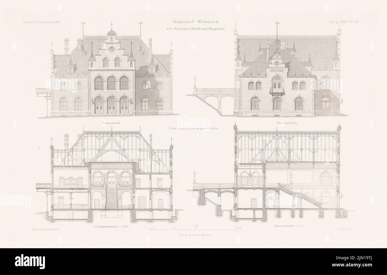 1887 ansicht von suden hi-res stock photography and images - Alamy