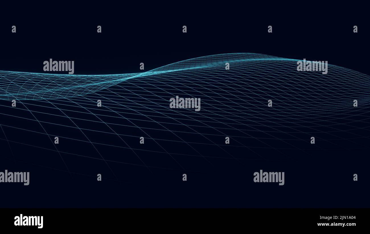 Wireframe wave hi-res stock photography and images - Alamy