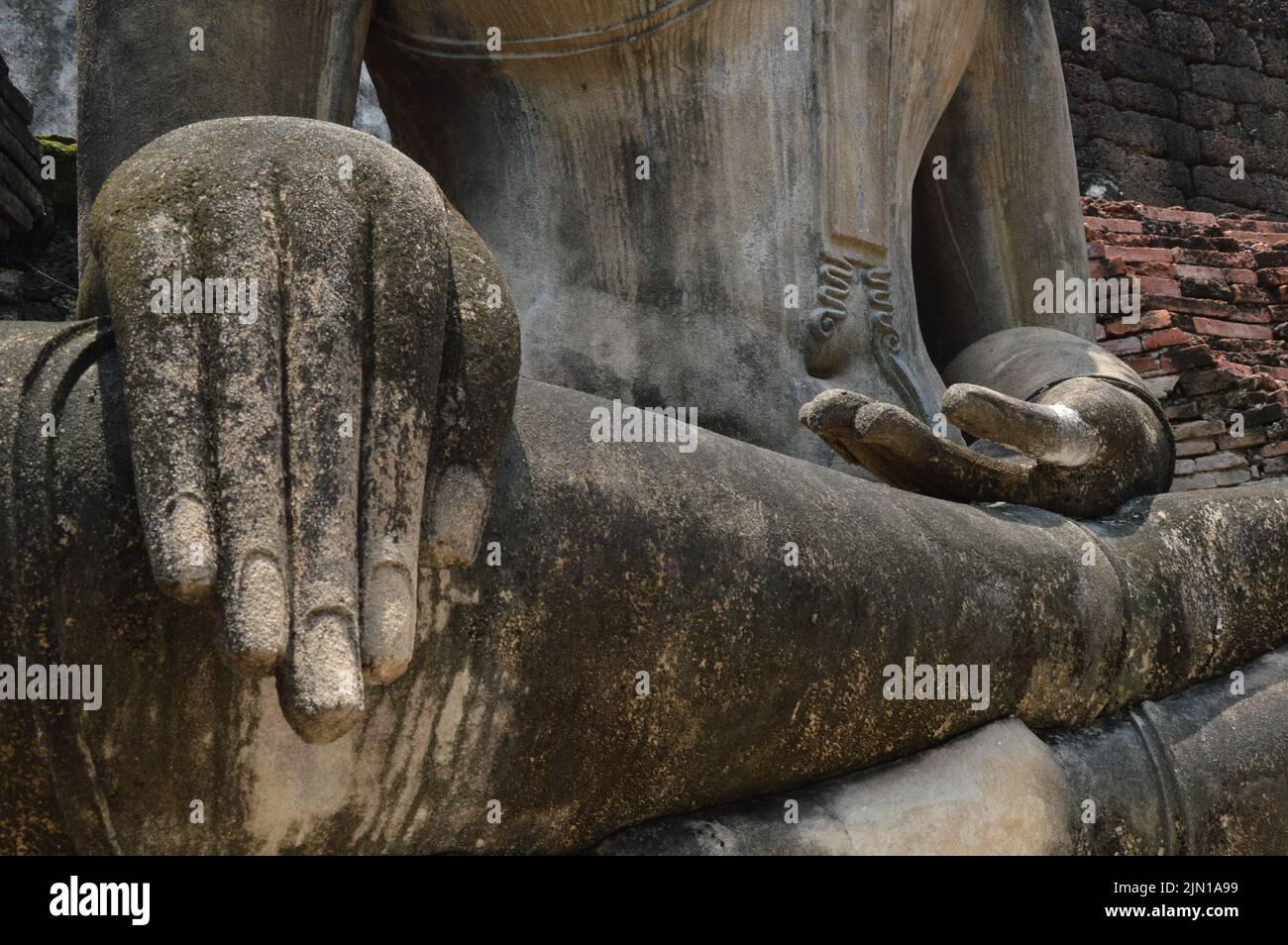 Buddha Hands in Stone Stock Photo - Alamy