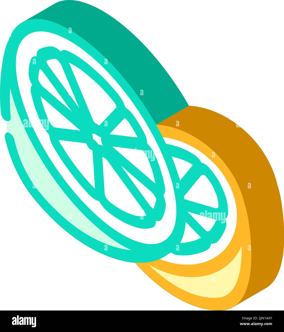 3d yellow lemon pattern Stock Vector Images - Alamy