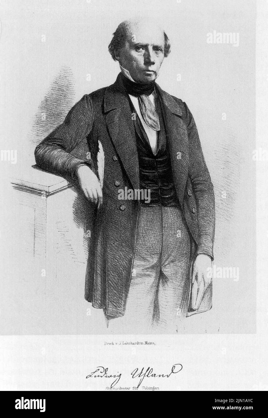 Ludwig uhland Black and White Stock Photos & Images - Alamy