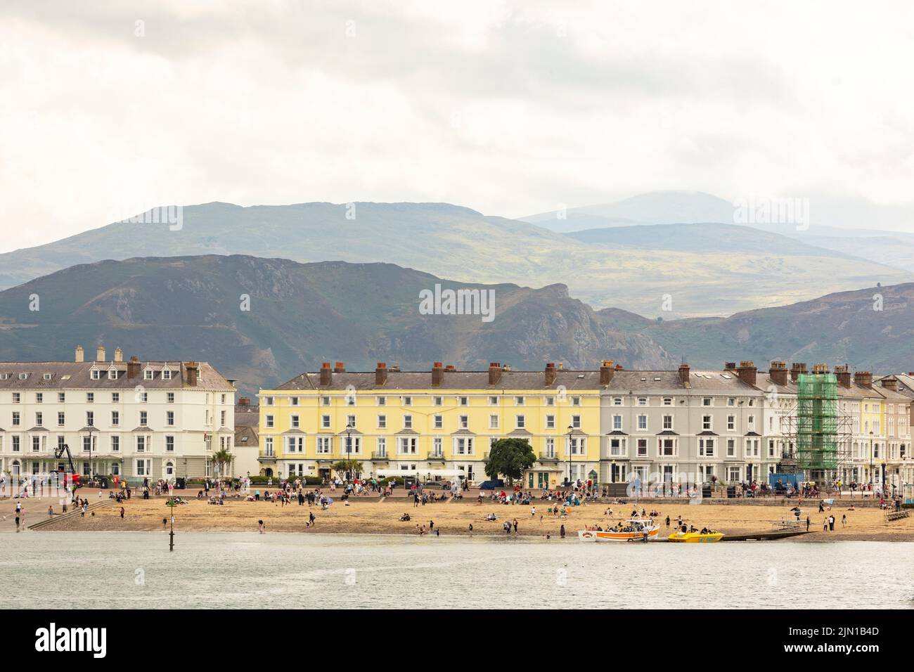 Llandudno north Wales united kingdom 01 August 2022 victorian hotels ...
