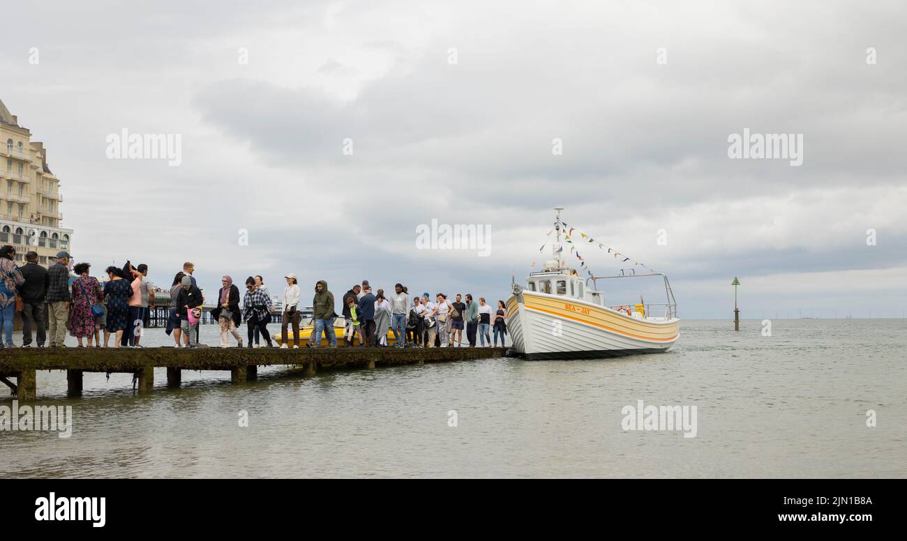Llandudno north Wales united kingdom 01 August 2022 male and female ...