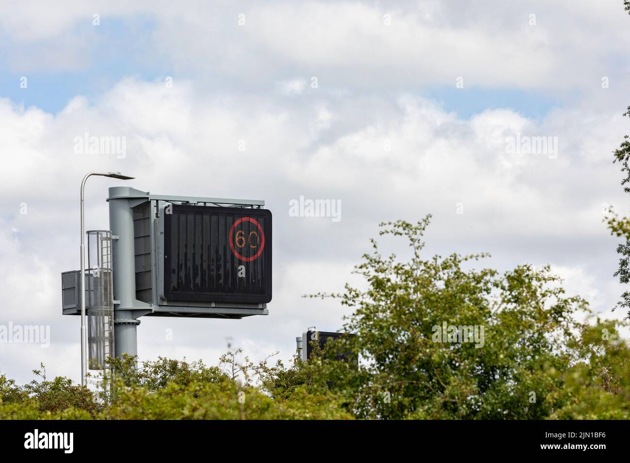 Electronic notice board highway hi-res stock photography and images - Alamy