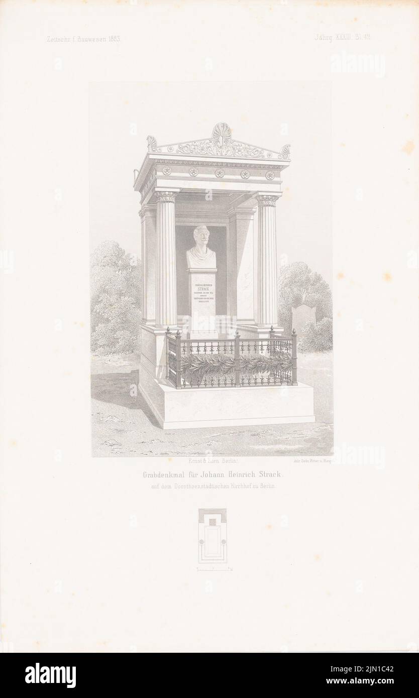 N n grabmal johann heinrich strack hi-res stock photography and images ...