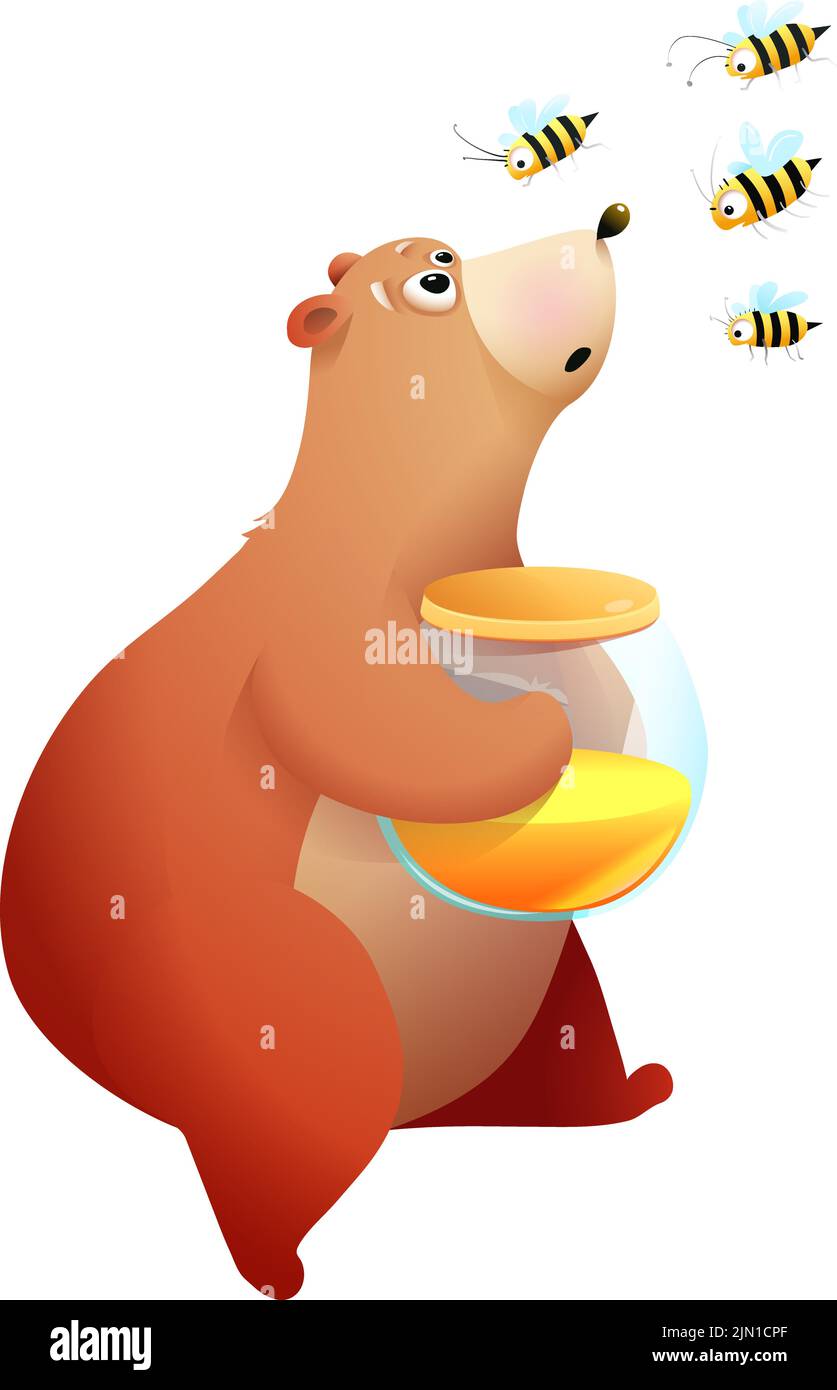 Honey jar clip art hi-res stock photography and images - Alamy