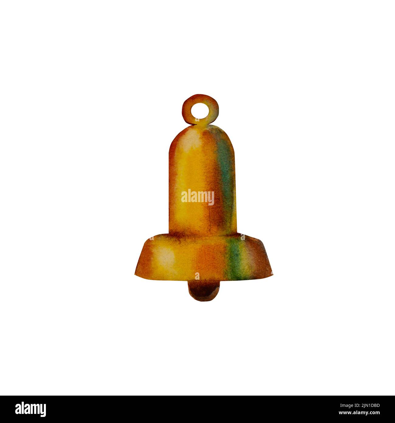Bell watercolor hi-res stock photography and images - Alamy