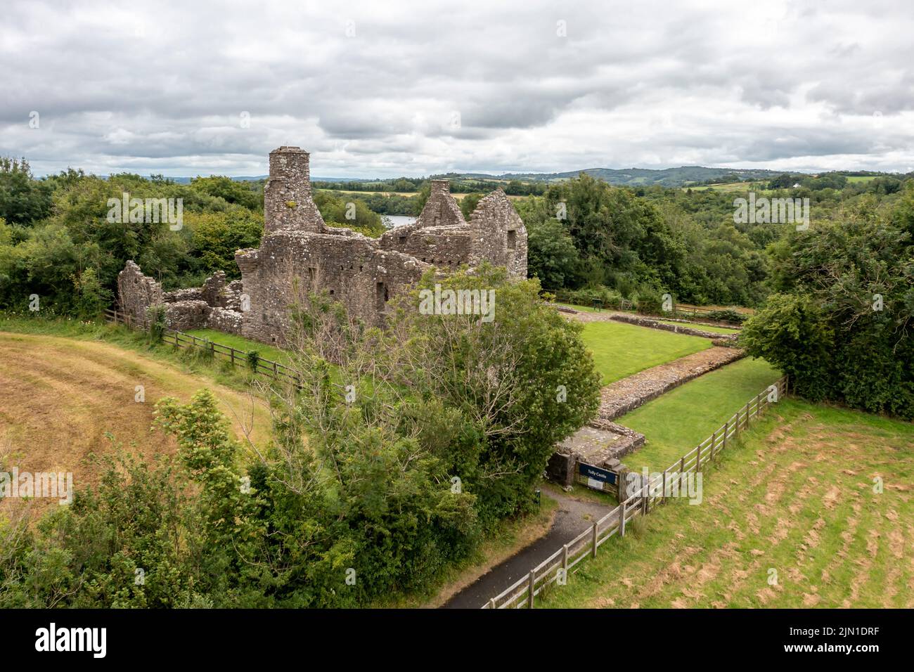 The beautiful Tully Castle by Enniskillen, County Fermanagh inNorthern ...