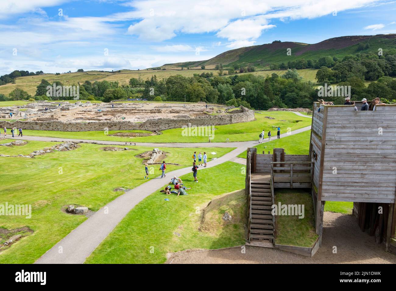 vindolanda historic roman site consisting of fort and village ...