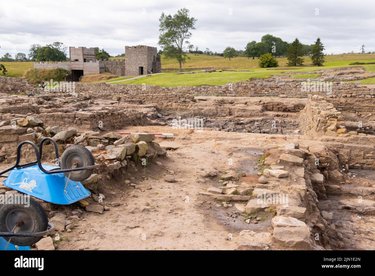 vindolanda historic roman site consisting of fort and village ...