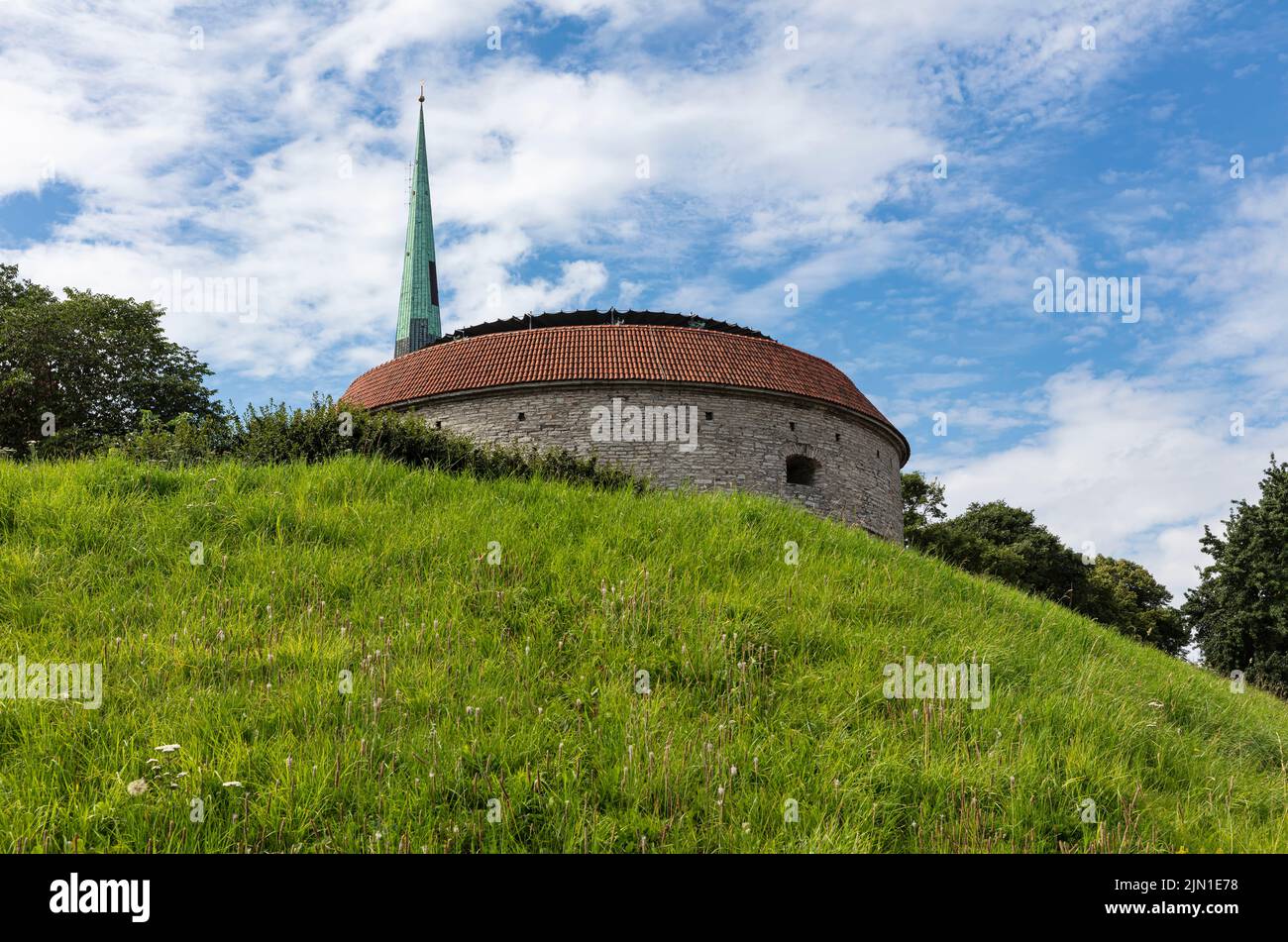 Fat Margaret and Estonian Maritime Museum, Tallinn, Estonia Stock Photo ...