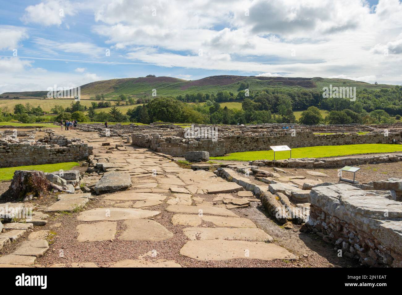 vindolanda historic roman site consisting of fort and village ...