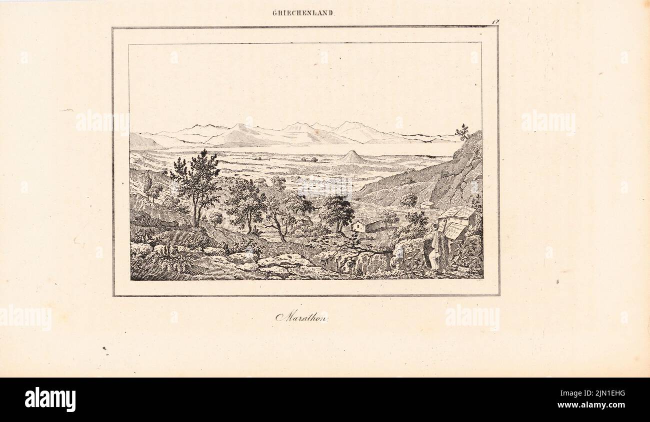 Unknown artist, marathon (without dat.): Perspective view. Stitch on ...