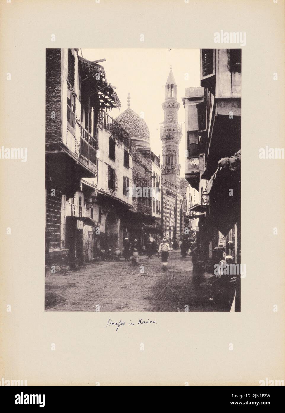 Unknown photographer, Ibrahim Agha Mosque in Cairo (without date ...