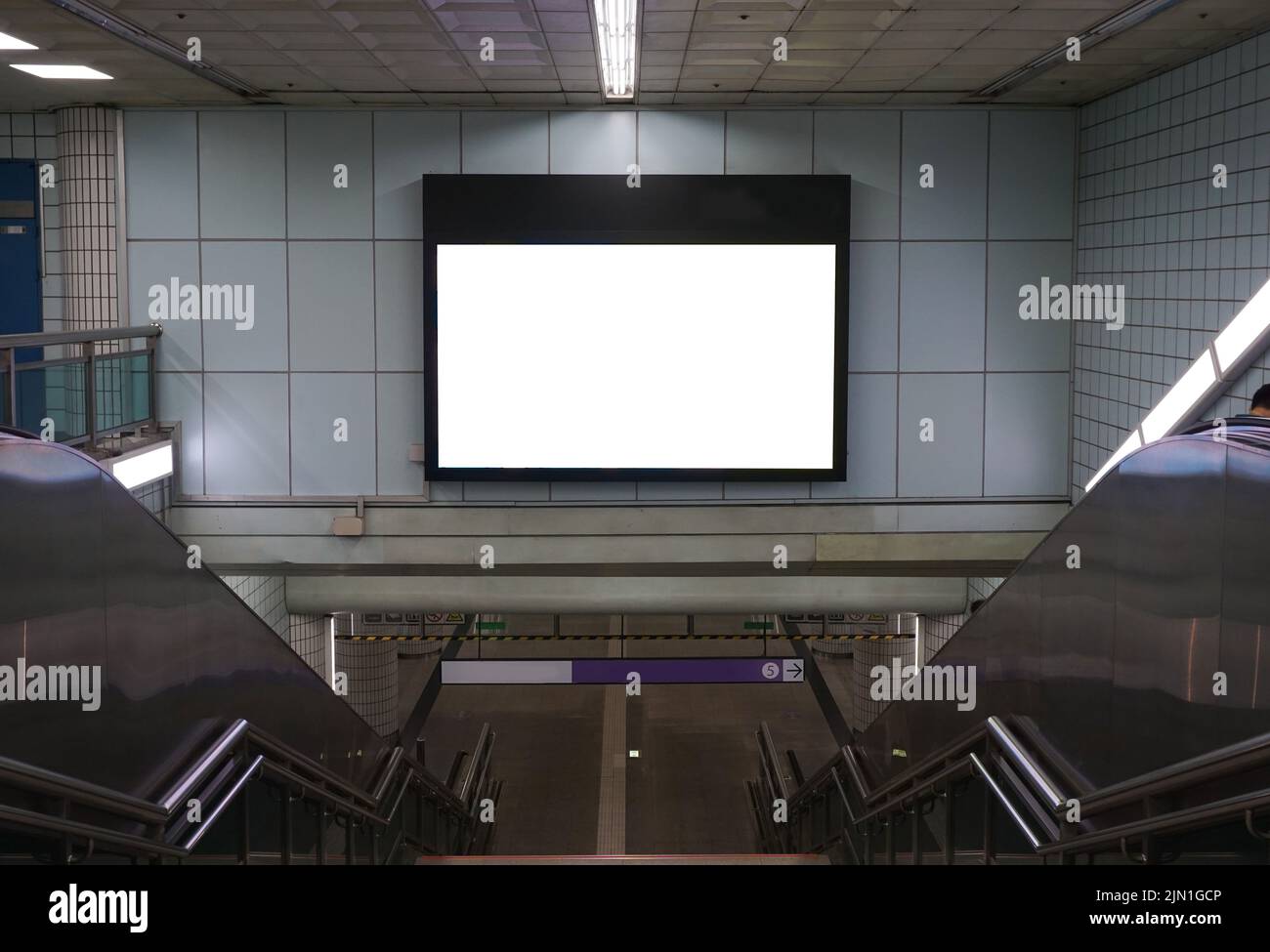 Mockup billboard inside metro subway hi-res stock photography and ...